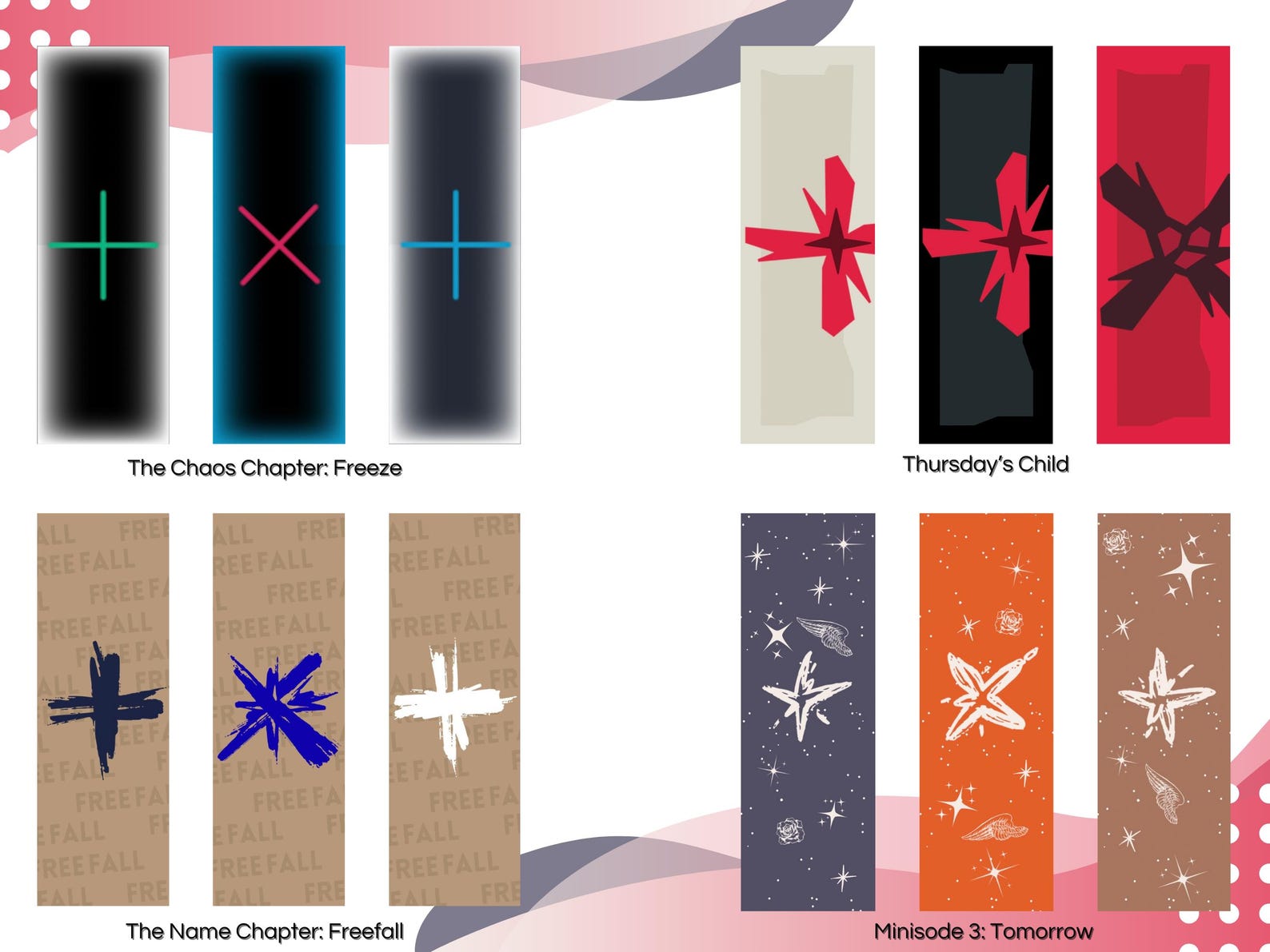 TXT Inspired Printable Bookmarks - Etsy