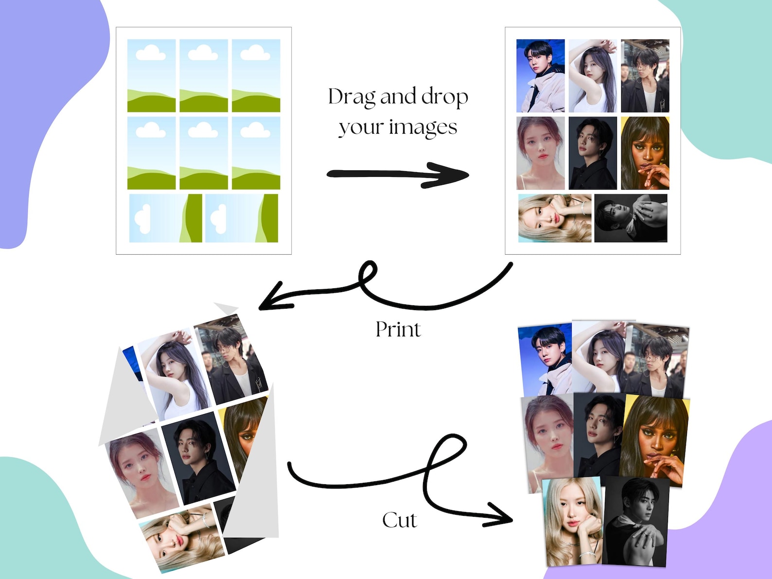 Customizable Kpop Album Insert Canva Templates - Etsy