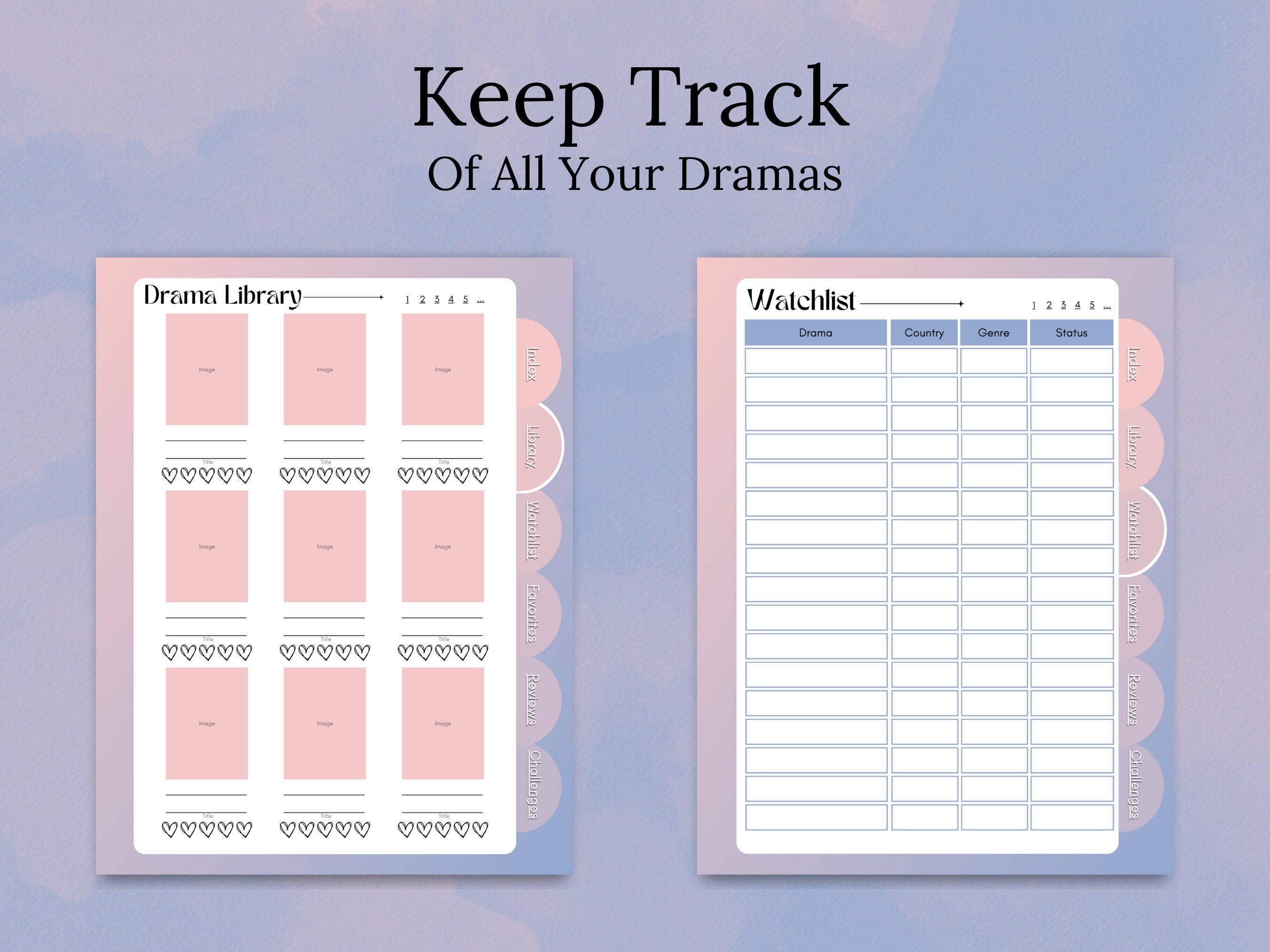 Digital Asian Drama Journal | Drama Review Notebook for Goodnotes ...