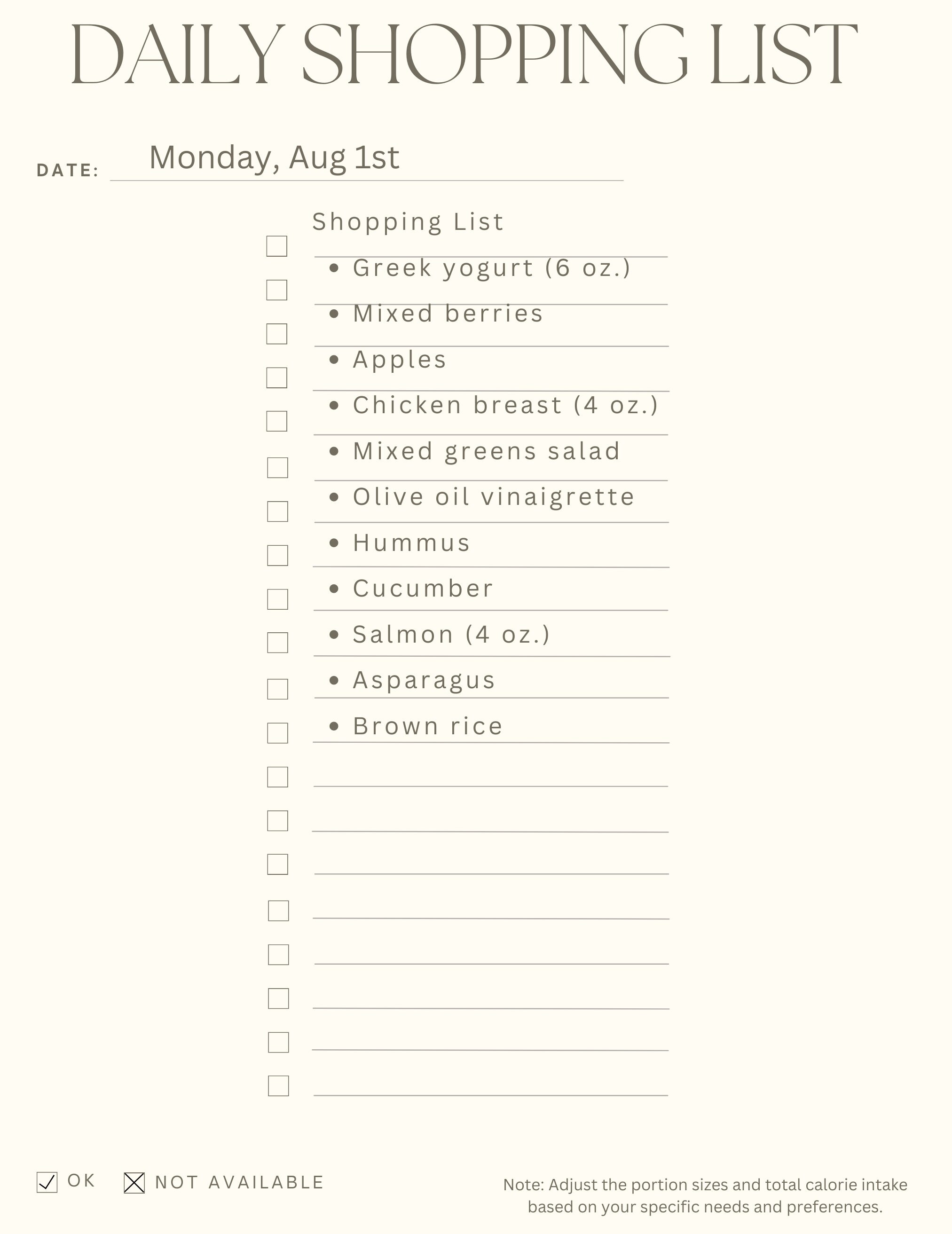 CUSTOM Diet Plan Made Specifically for YOU - Etsy