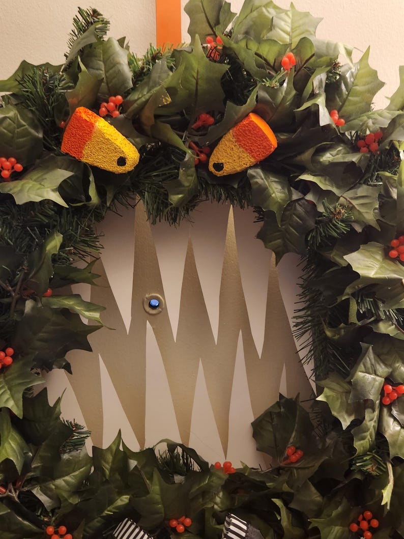 Jack Skelton Man Eating Wreath - Etsy