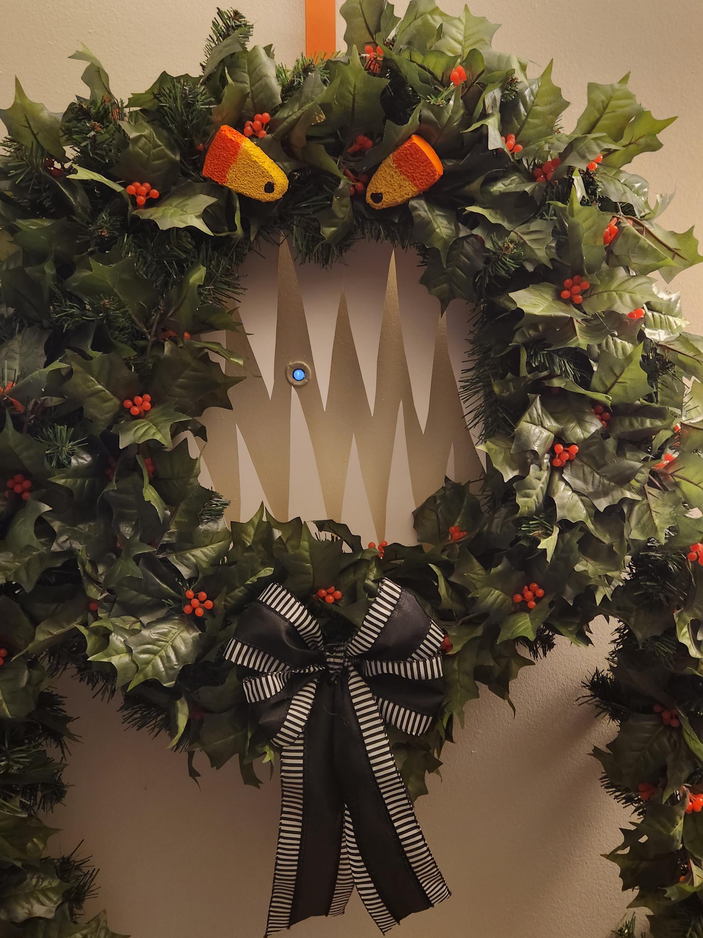 Jack Skelton Man Eating Wreath - Etsy