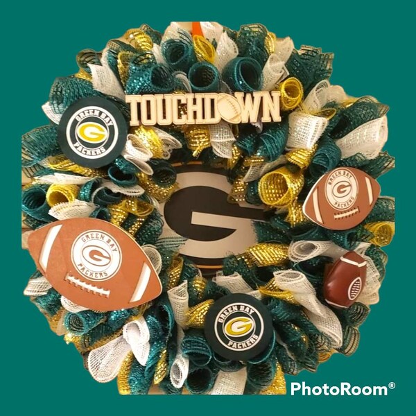 Packers Wreath - Etsy
