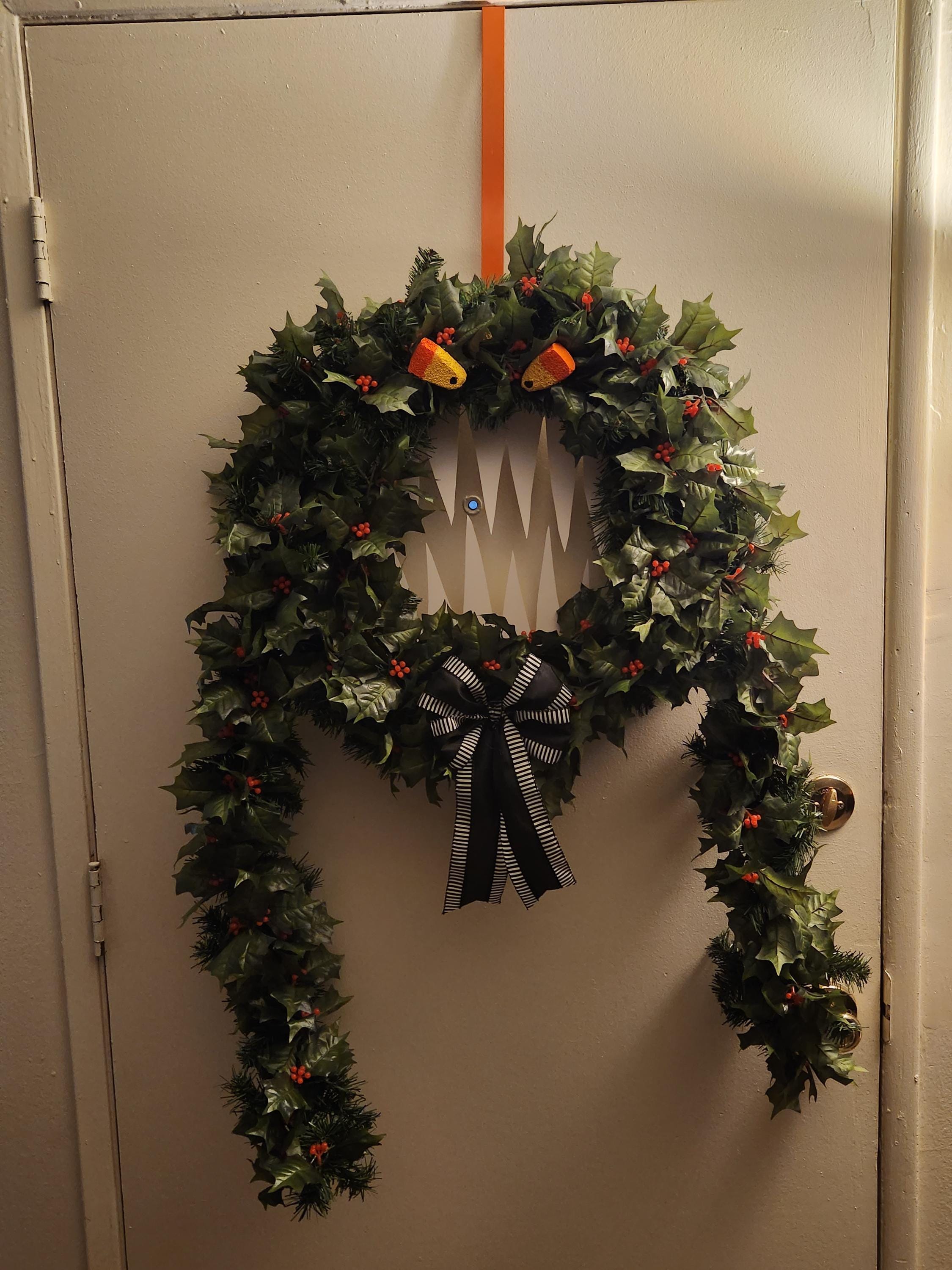 Jack Skelton Man Eating Wreath - Etsy