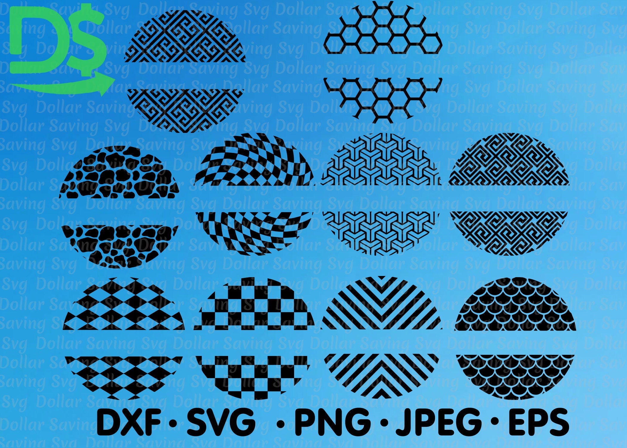 Runde Muster svg Kreis Muster Svg Schlüsselbund svg - Etsy Schweiz