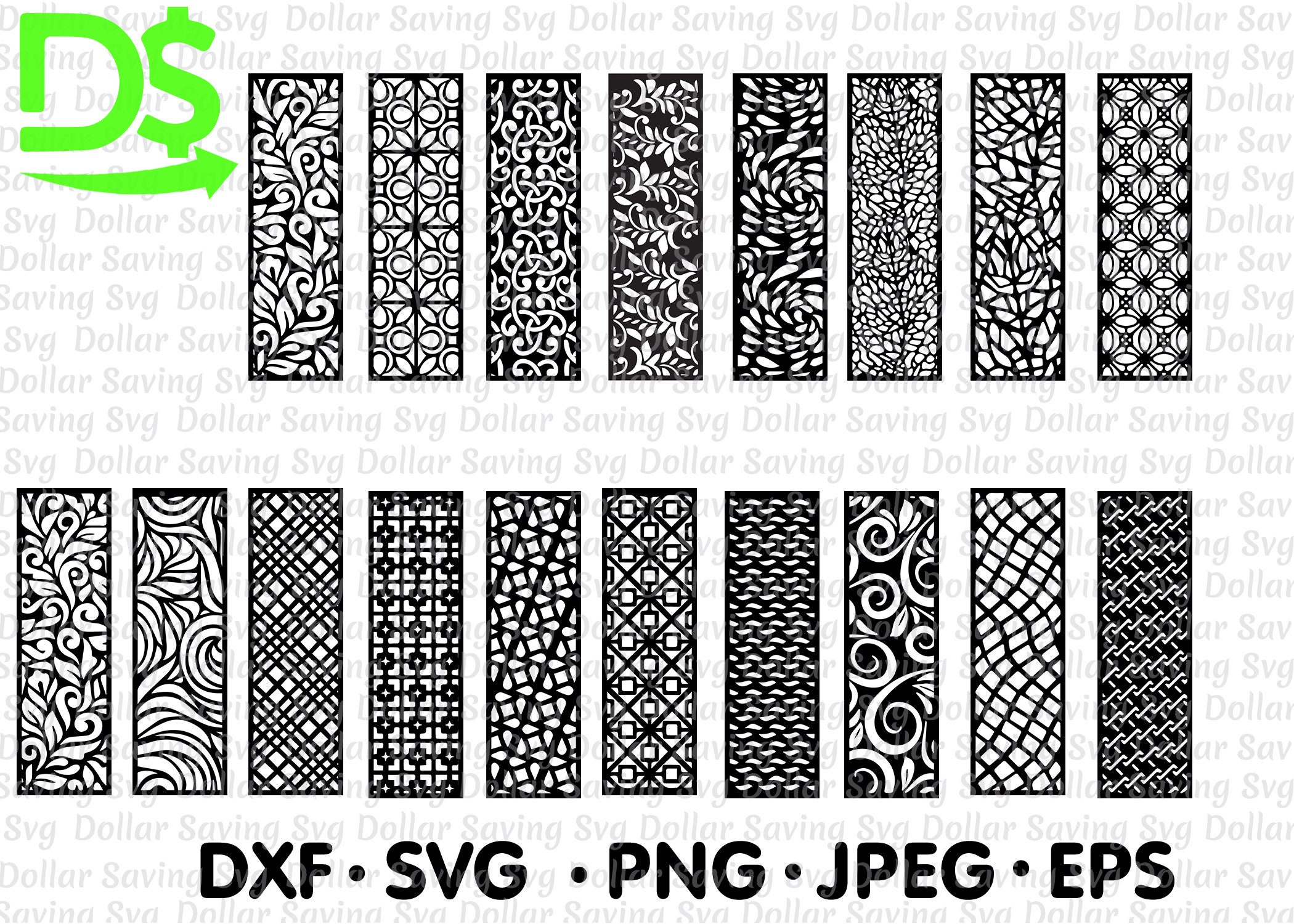 18 Files Bookmark svg Bookmark template bundle svg Bookmark | Etsy