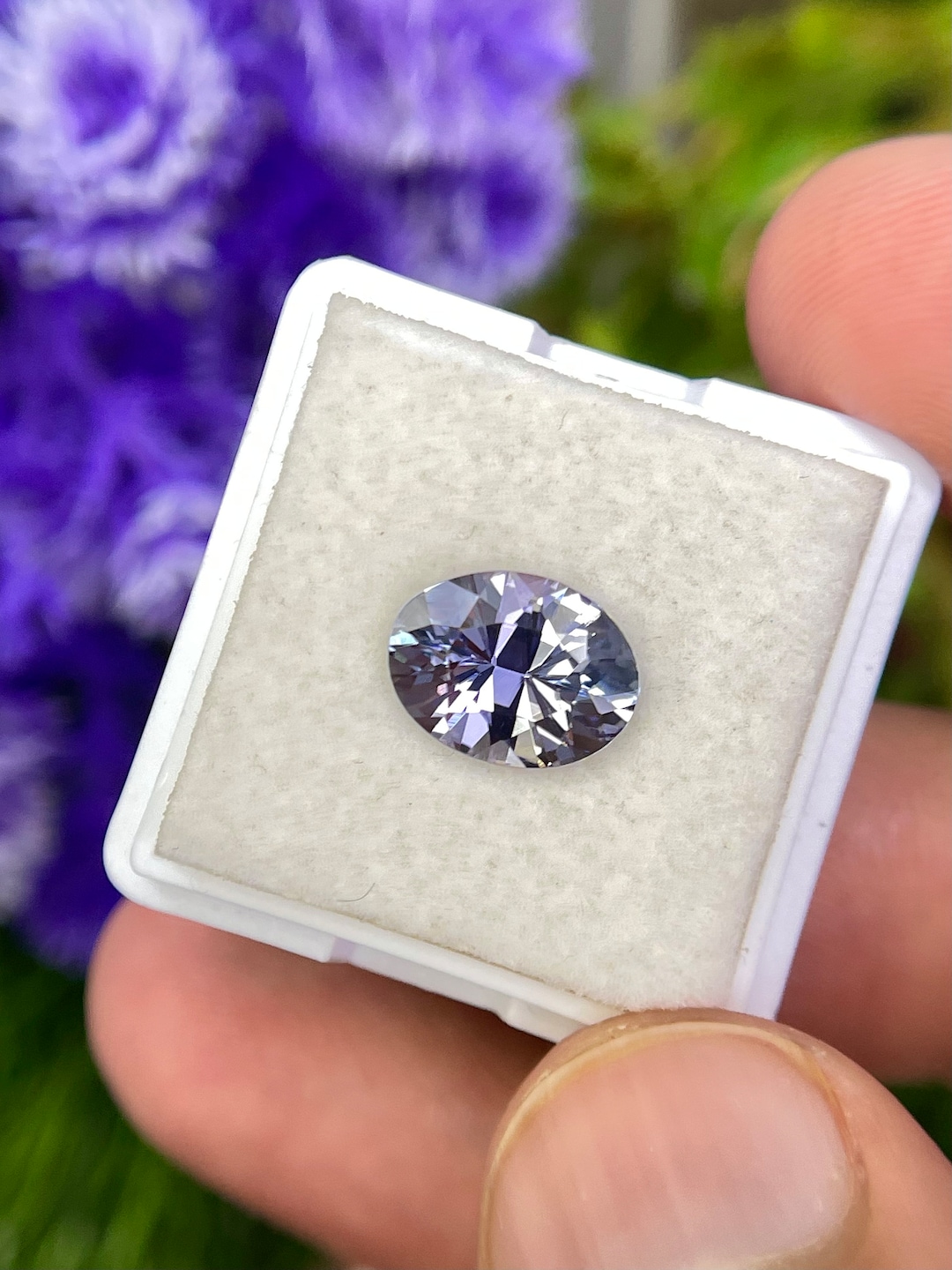 Mermaid Tanzanite 2.74 Cts 10.5x8 Mm Precision Cut Tanzanite Ring Size ...
