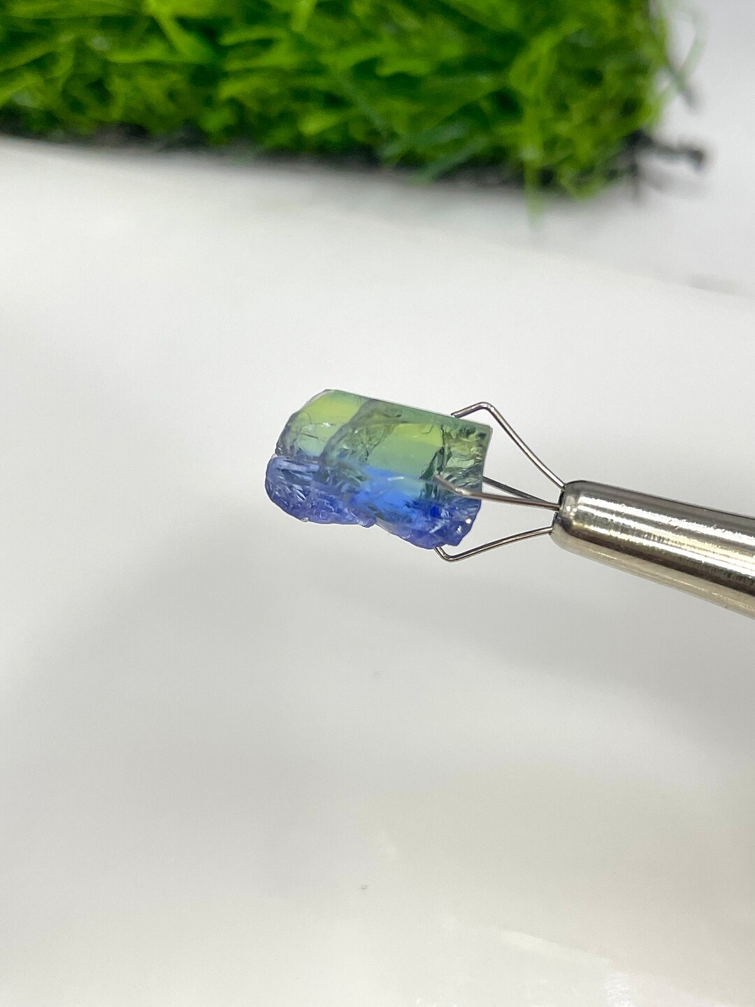 Very Rare and Unique Bio Color Natural Tanzanite Rough Specimen , Green ...