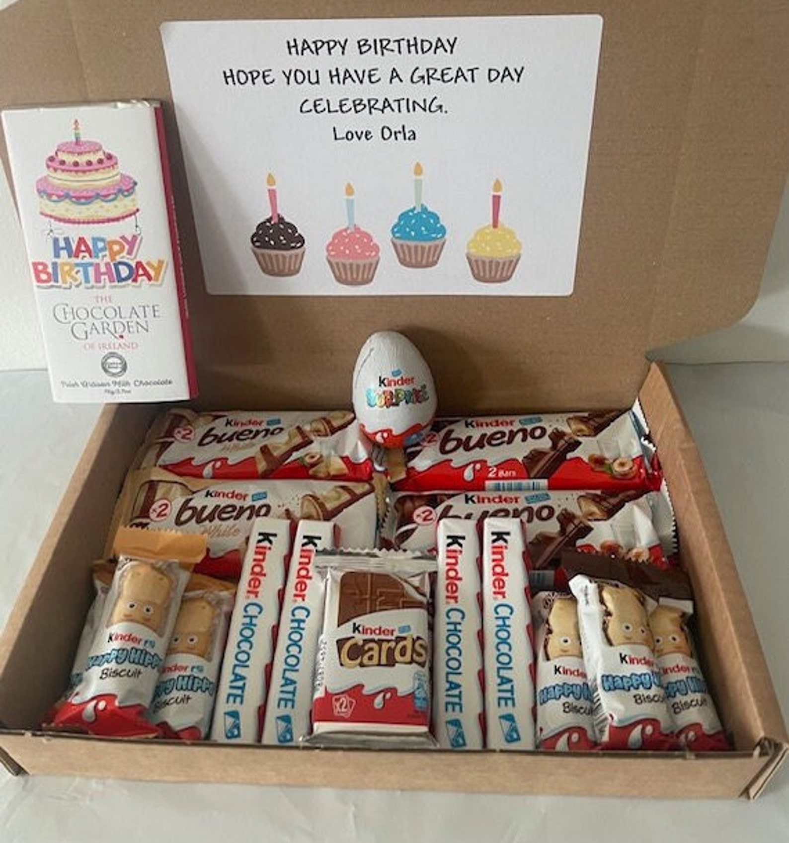 Large Kinder Birthday Box | Kinder Treat Box | Treat Box | Chocolate ...