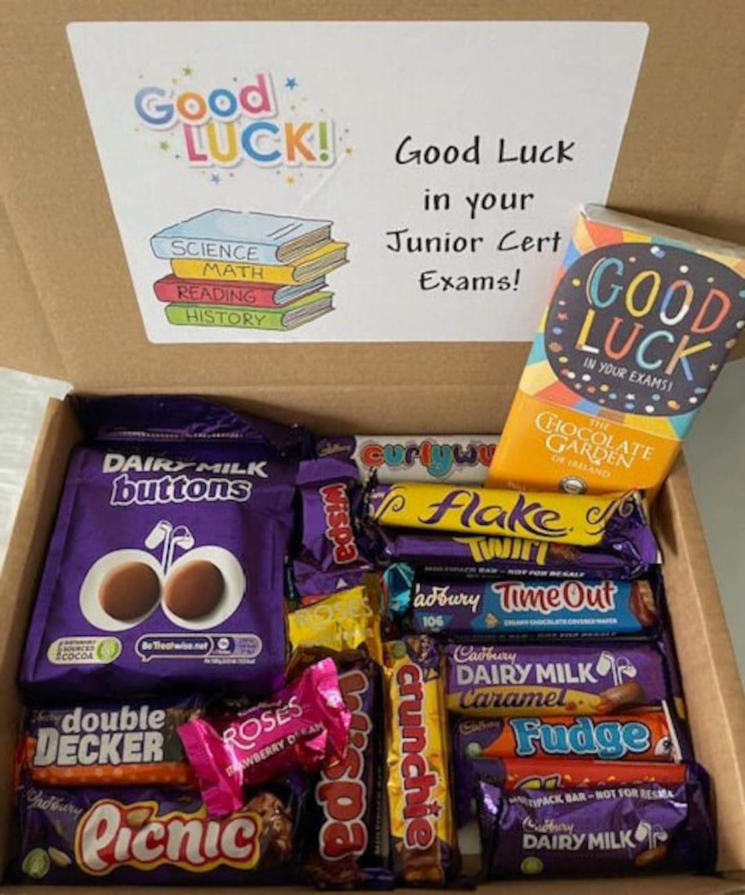 Cadbury’s Good Luck in Your Exams Treat Box | Treat Box | Good Luck in ...