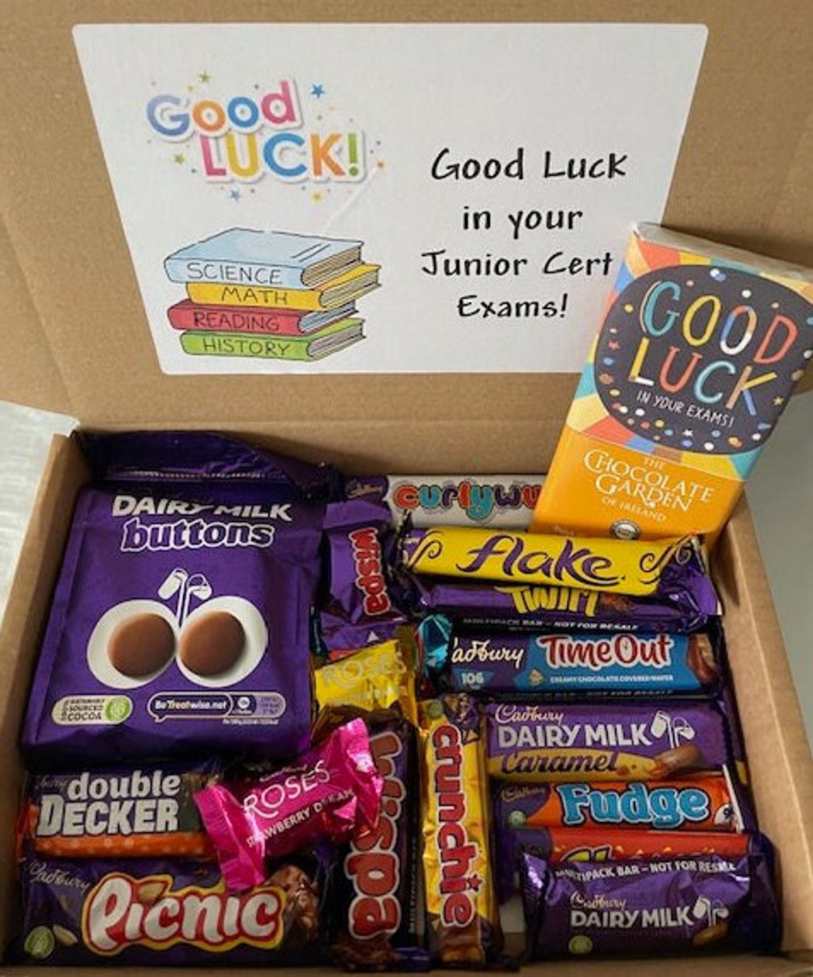 Cadbury’s Good Luck in Your Exams Treat Box | Treat Box | Good Luck in ...