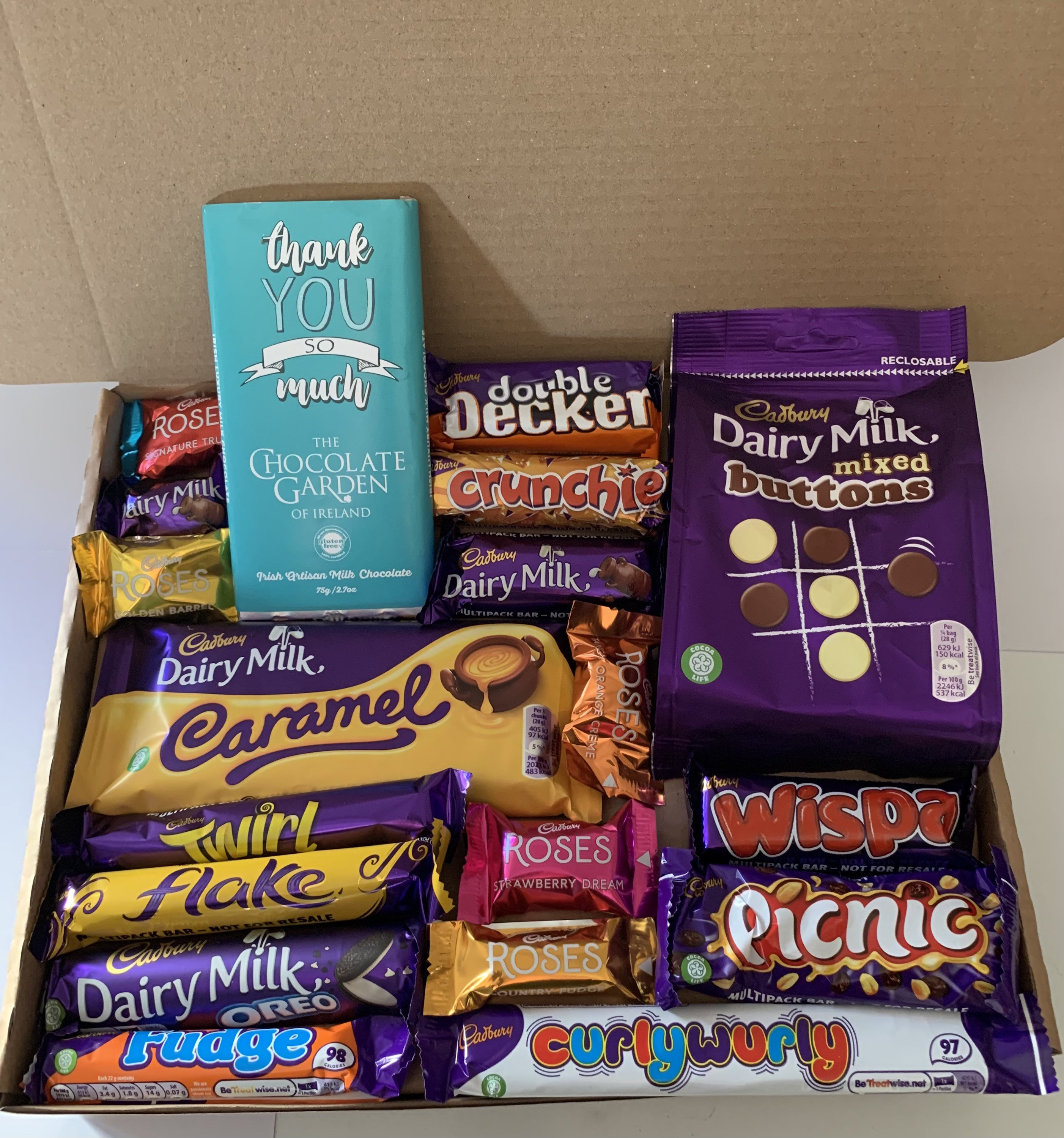 Large Cadburys Treat Box Gift Chocolate Hamper Irish | Etsy