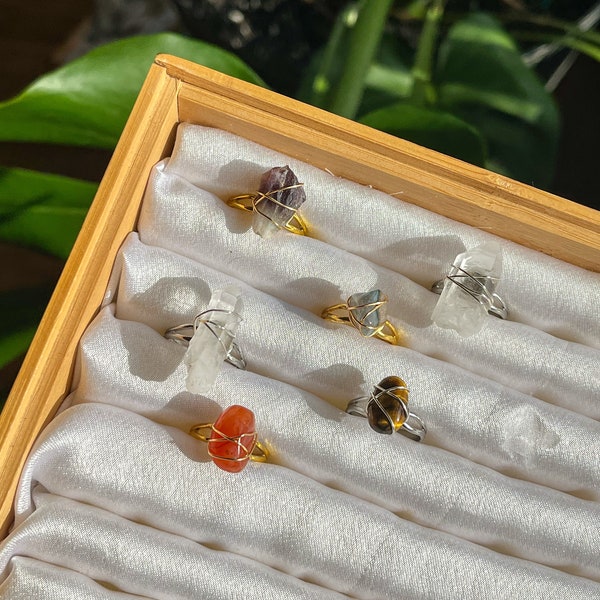 Crystal Rings - Etsy