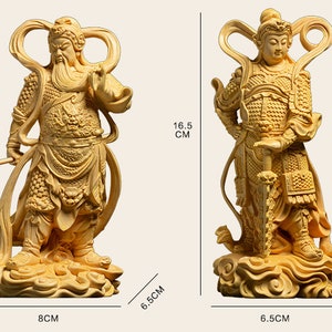 Gavin Vedas Door Buddhas Statue Weituo Guan Yu Ornament - Etsy