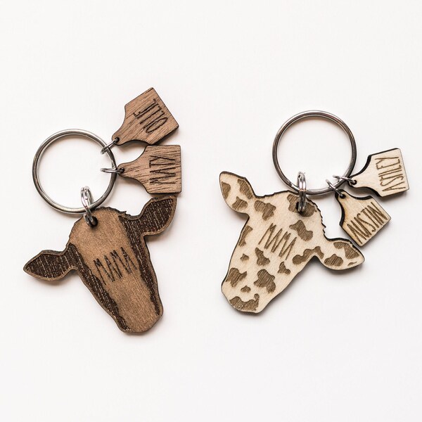 Mama Beaded Keychain - Etsy