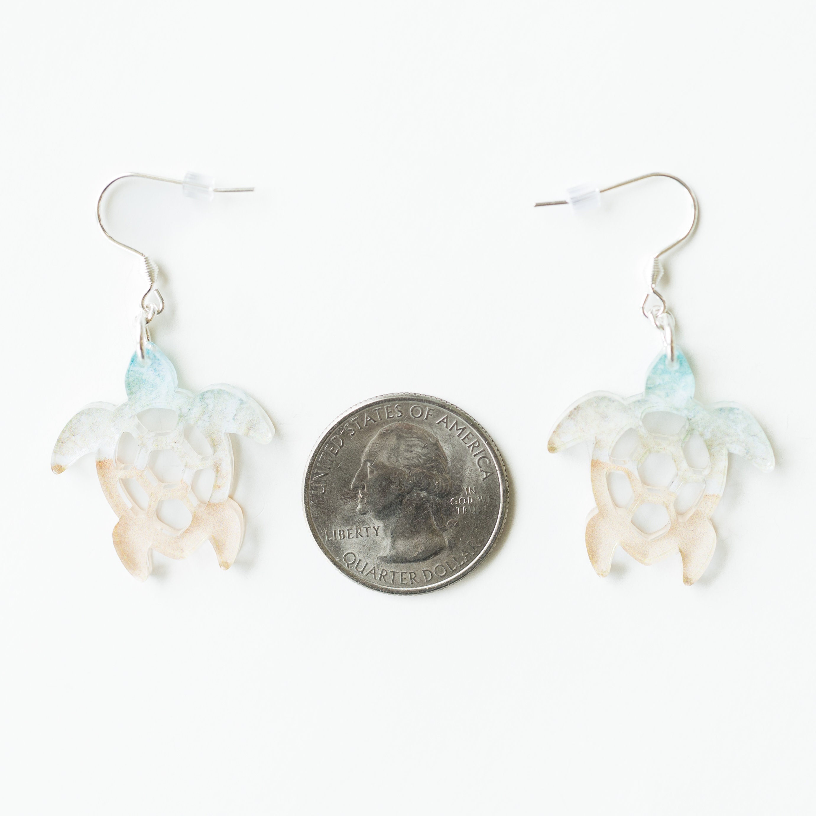 Sea Turtles Earrings Acrylic Beach Earrings for Women - Etsy