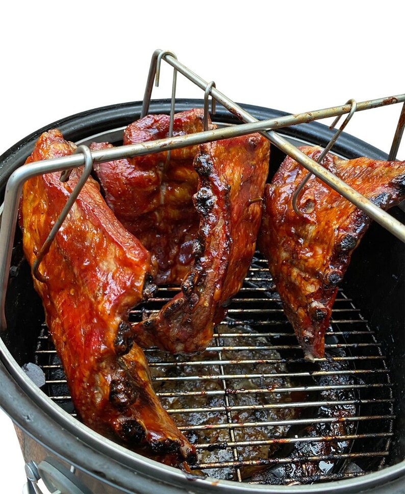 LAVALOCK® Meat Hanging System W/ Meat & Rib Hooks STAINLESS - Etsy