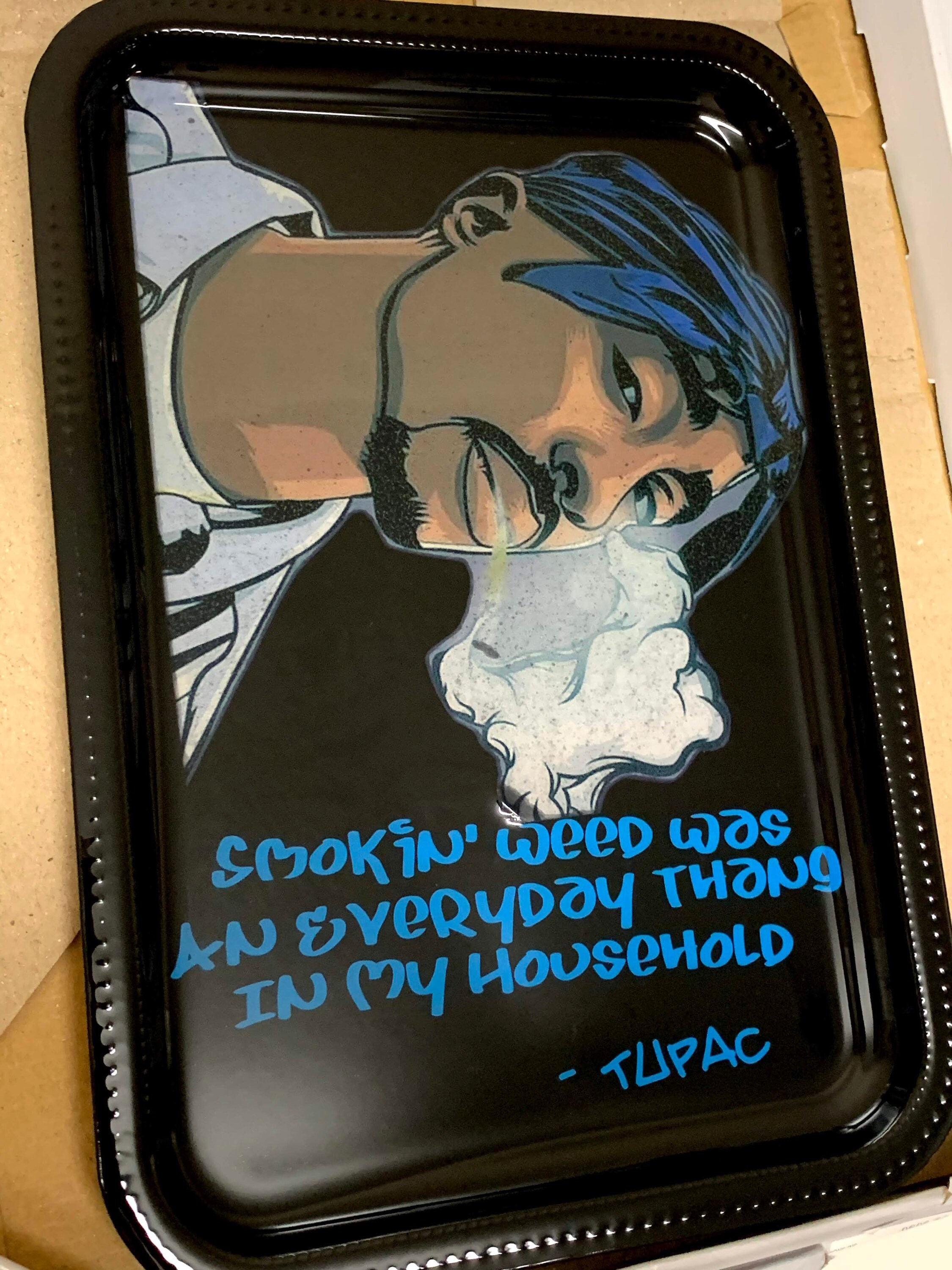 Custom rolling Tray Tupac Decorative Trays Home & Living Home Décor ...