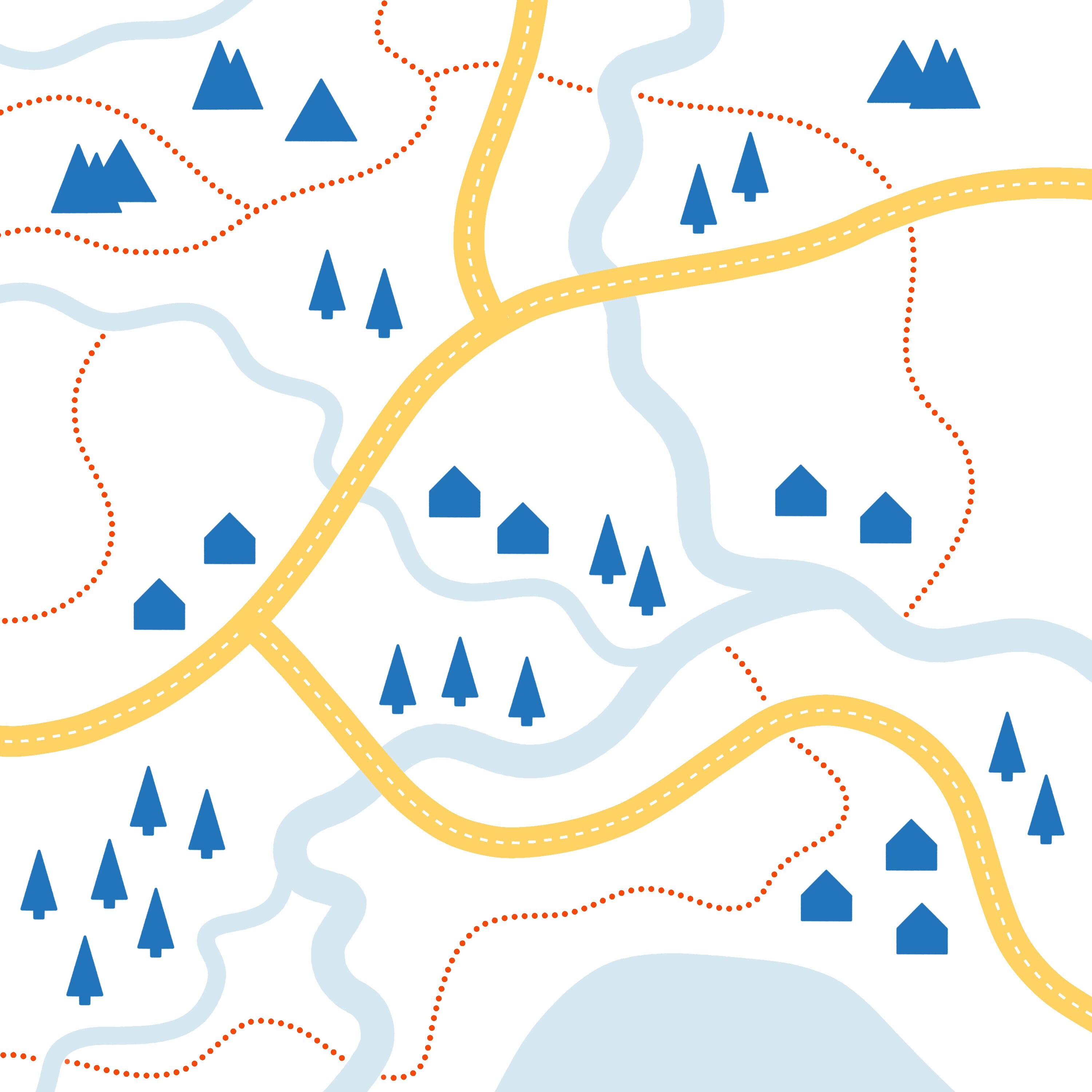 Map Brushes for Procreate - Etsy