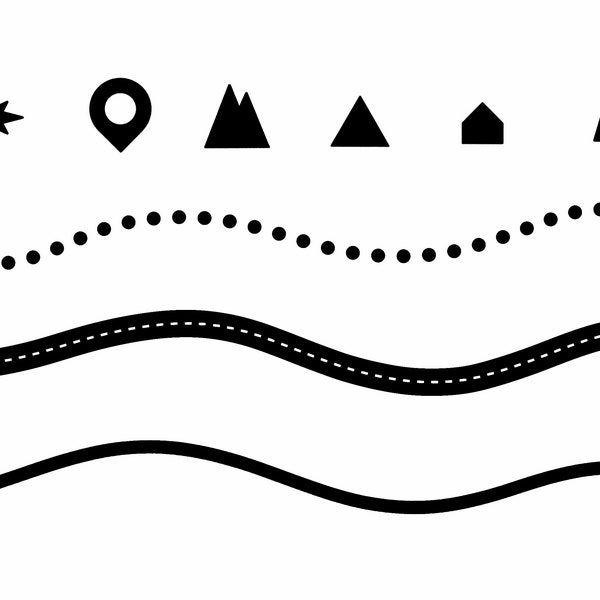 Procreate Map Brushes - Etsy