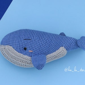 Crochet Pattern Blue Whale, Amigurumi PDF Pattern Blue Whale - Etsy