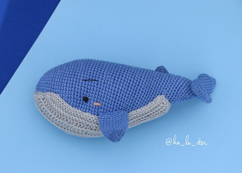 Crochet Pattern Blue Whale, Amigurumi PDF Pattern Blue Whale - Etsy UK