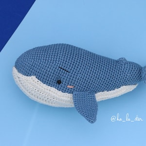 Crochet Pattern Blue Whale, Amigurumi PDF Pattern Blue Whale - Etsy UK