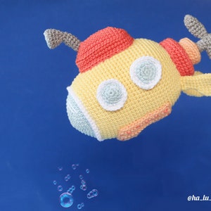 Crochet Pattern Expedition Submarine, PDF Amigurumi Pattern, Handmade ...