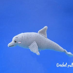 Crochet Pattern Bottlenose Dolphin, Amigurumi PDF Pattern Dolphin - Etsy
