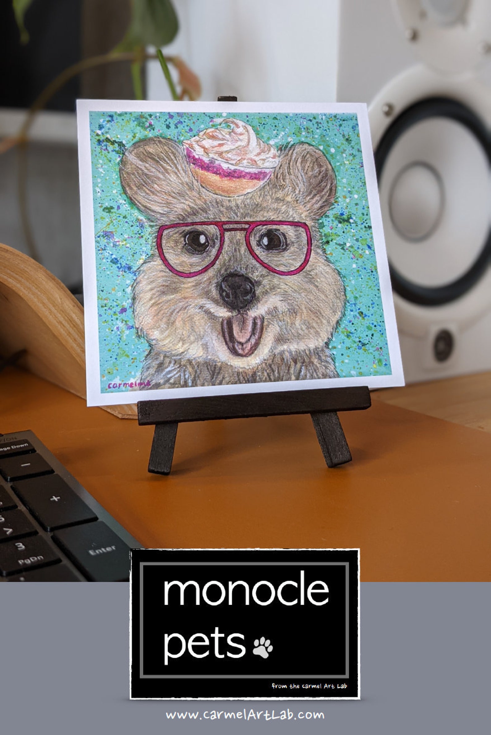 Cute Quokka Art Print. Australian Animal Wall Art. Baby Quokka | Etsy