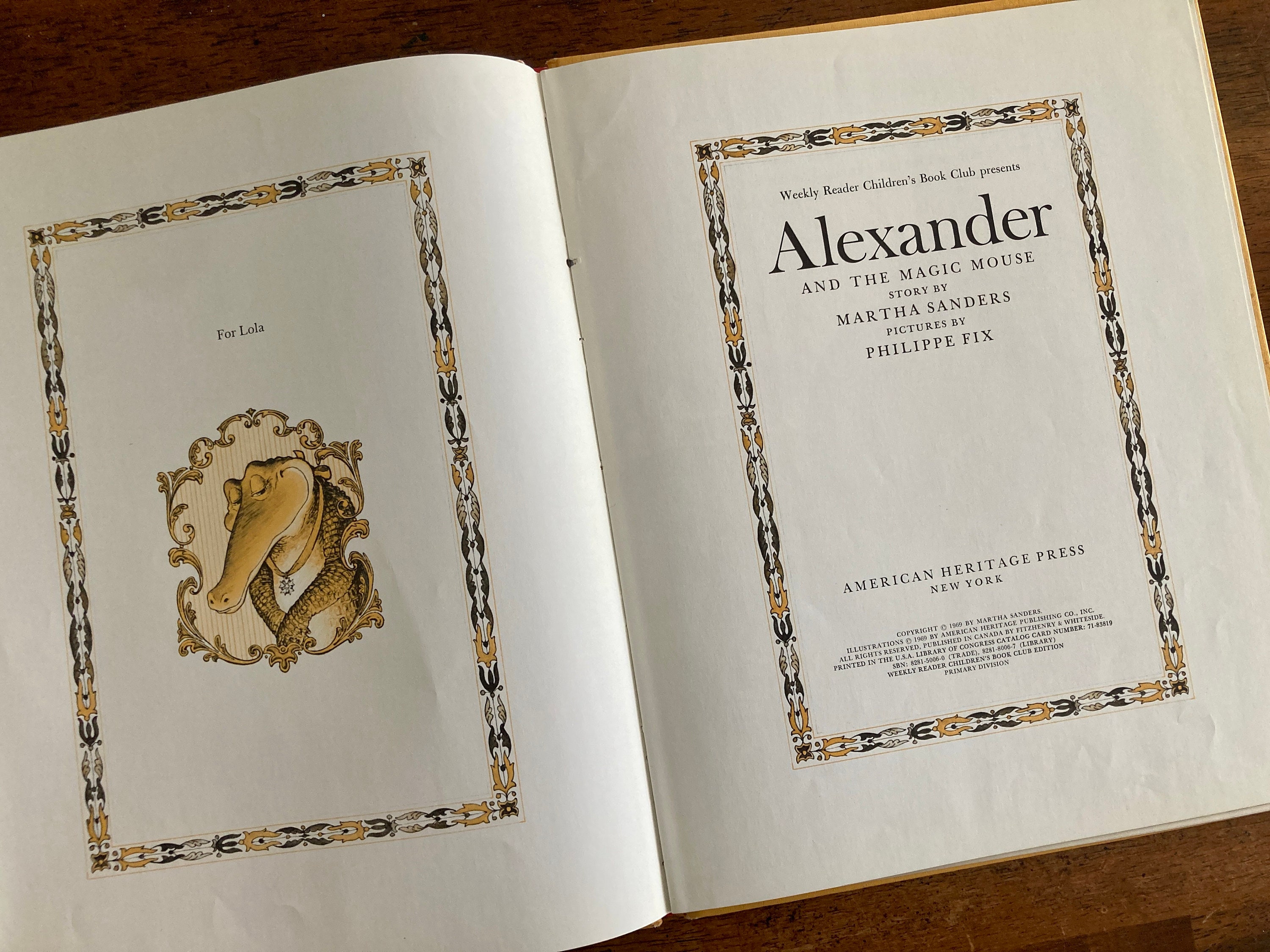 1969 Alexander and the Magic Mouse by Martha Sanders - Etsy