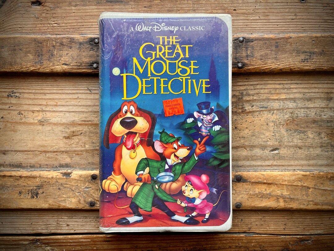 90s SEALED The Great Mouse Detective VHS Movie, Walt Disney, Vintage ...