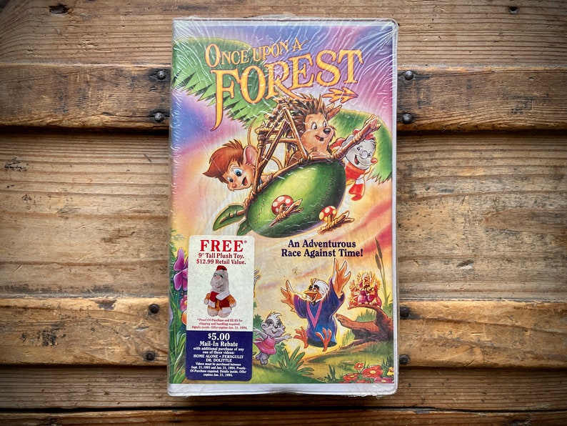 90s SEALED Once Upon A Forest VHS Movie Fox Video Vintage - Etsy