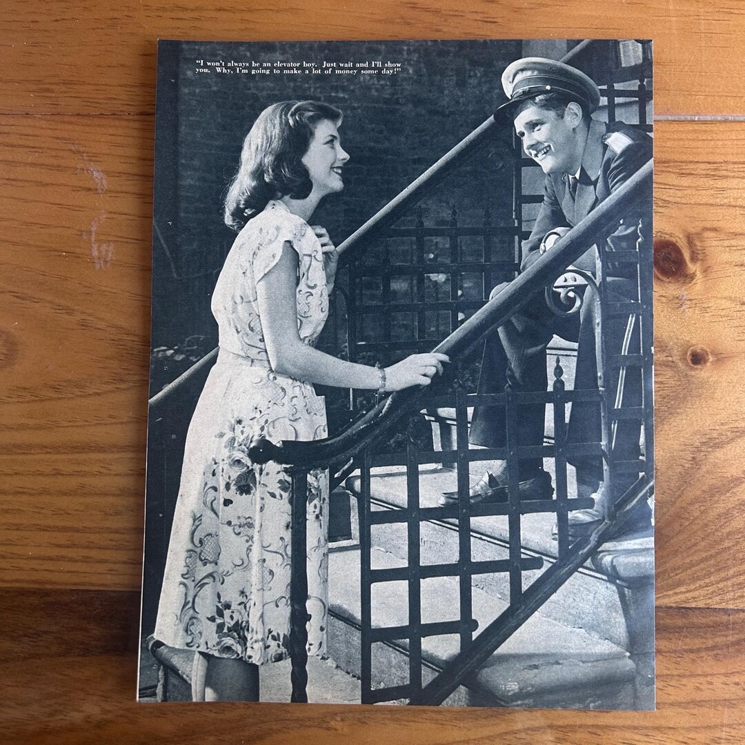 1940s Romantic Magazine Page, Vintage Full Page Valentines, Wedding ...