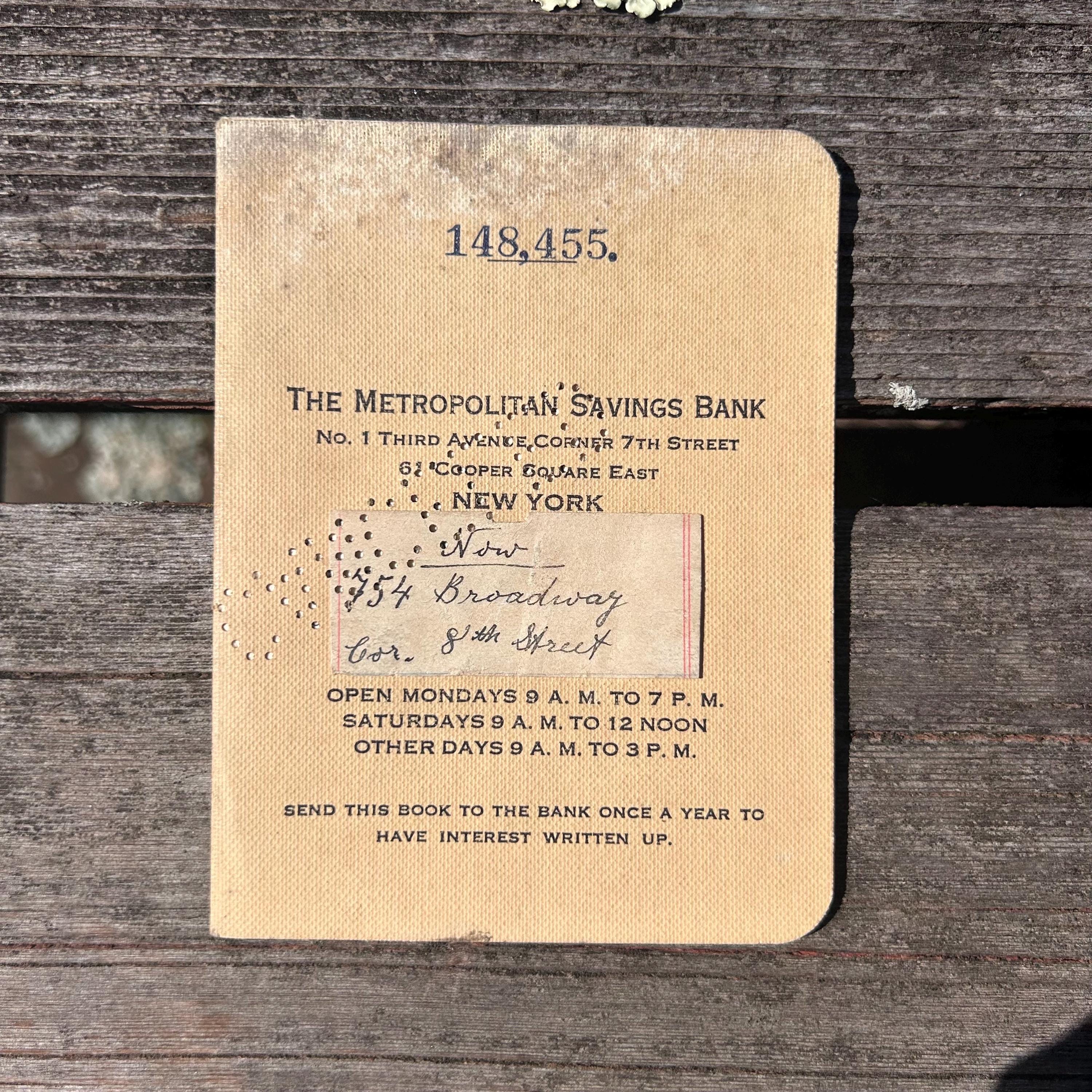 1940s-1960s BANK BOOKS Handwritten Paper Ephemera for Junk Journaling ...