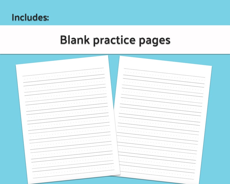 Printable Cursive Handwriting Bundle Workbook | Letters, Words ...