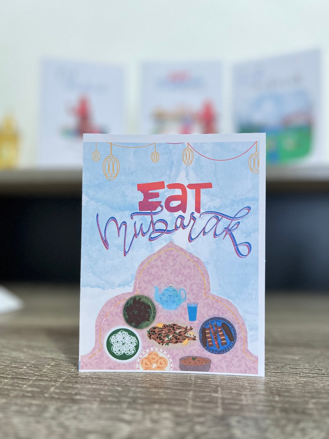 Phocalligraphy: Eid Mubarak Greetings Card eat Mubarak - Etsy