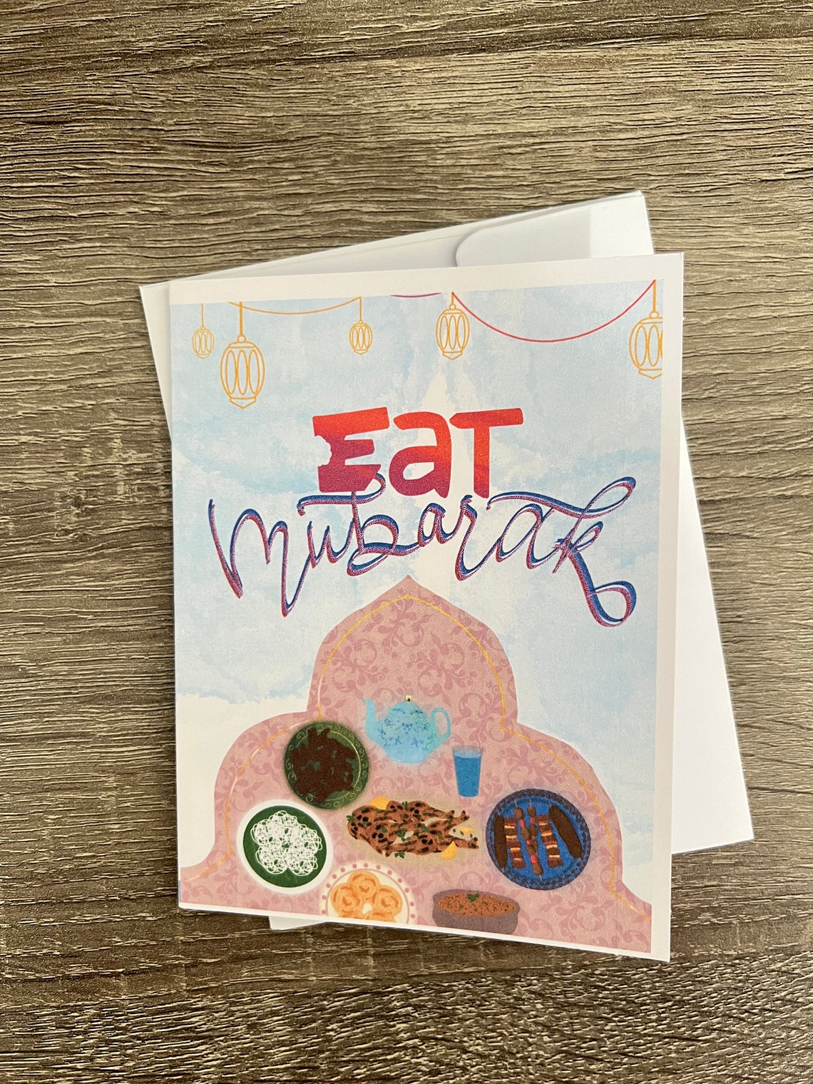 Phocalligraphy: Eid Mubarak Greetings Card eat Mubarak - Etsy