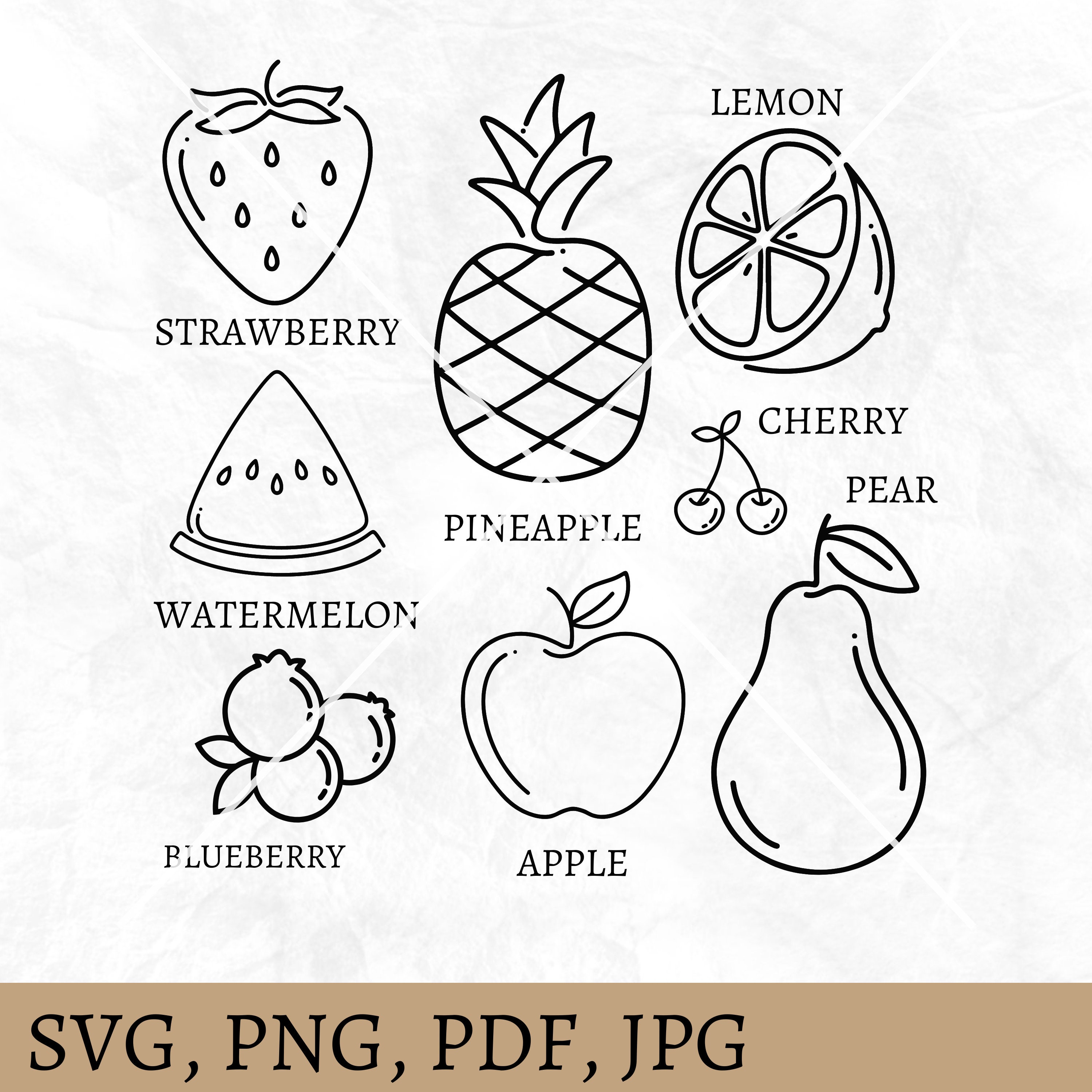 Farm Fresh Fruit Downloadable File SVG, PNG, JPG | Apple | Fruit | Farm ...