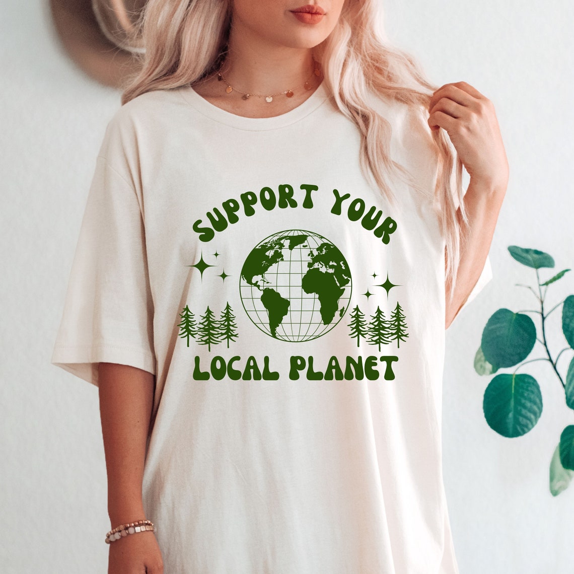 Support Your Local Planet Downloadable File SVG, PNG, JPG | Earth Day ...