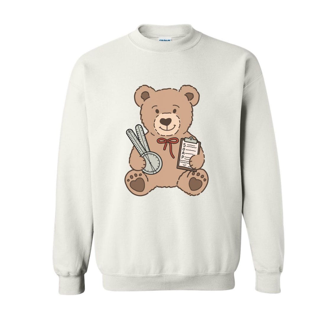 Physical Therapy Teddy Bear Crewneck - Etsy