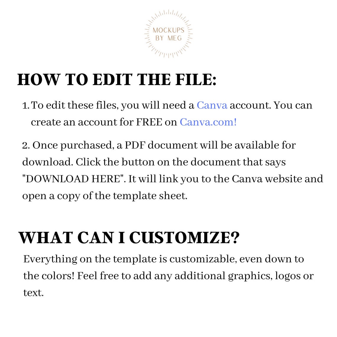 Line Sheet Small Business | T-shirt Line Sheet Editable File ...