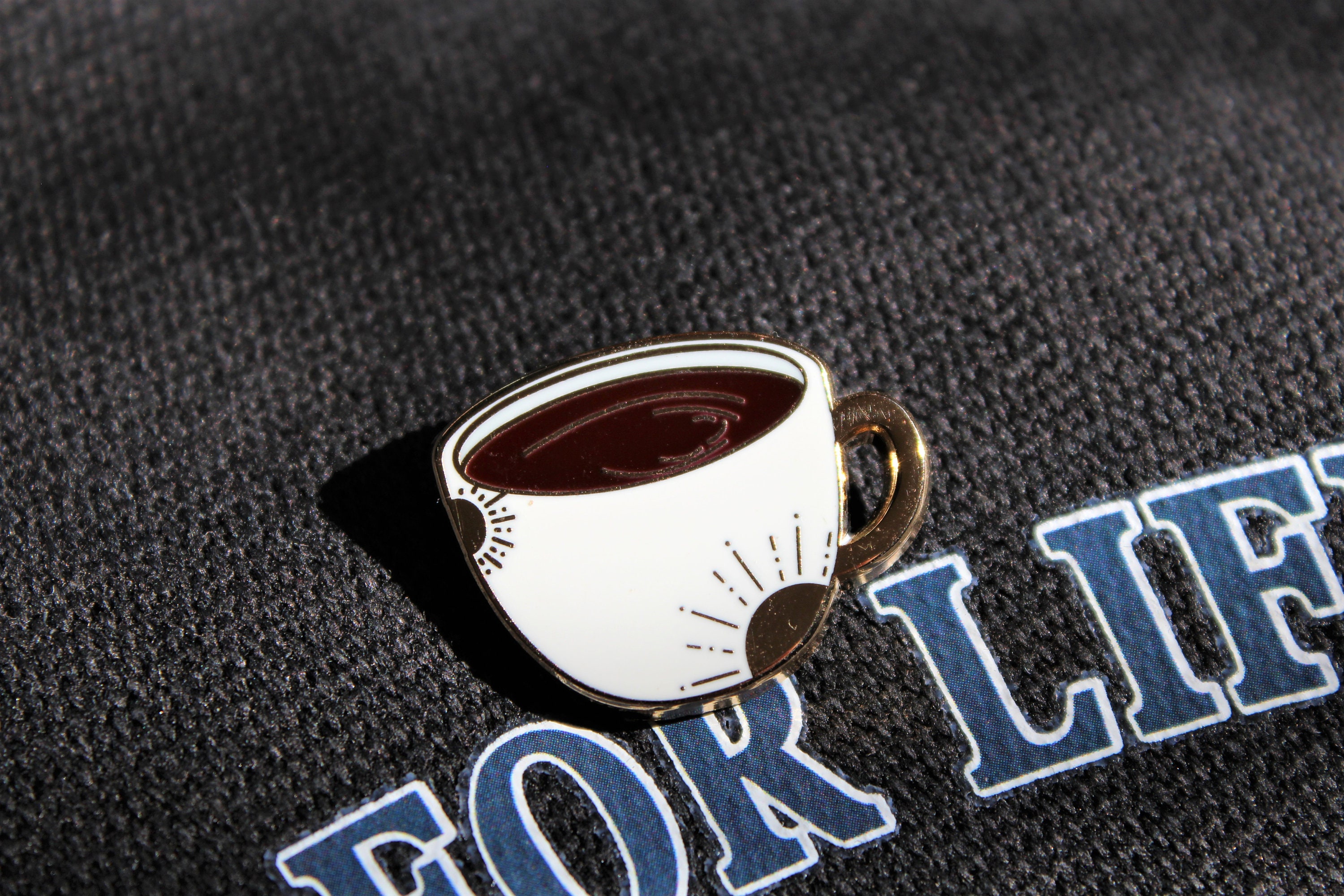 Coffee Mug Pins Enamel Pin Lapel Pin Gold Plated Set - Etsy