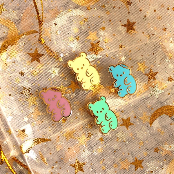 Gummy Bear Enamel Pins - Etsy