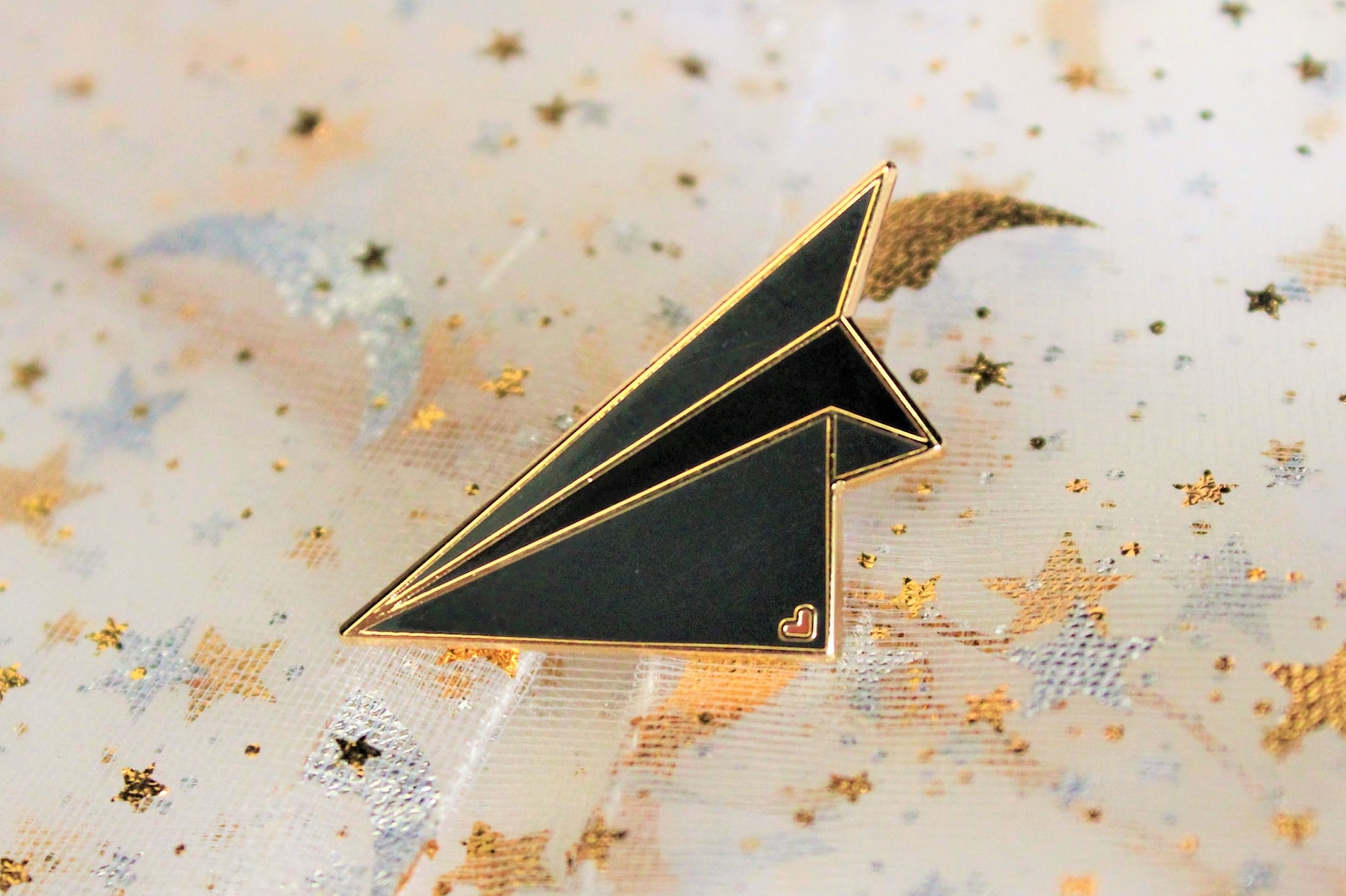 Paper Airplane Pins Enamel Pin Lapel Pin Gold Plated Set - Etsy