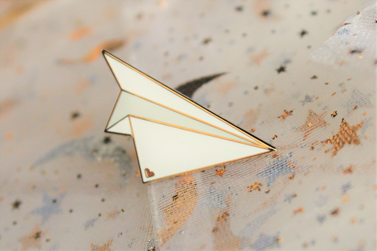 Paper Airplane Pins Enamel Pin Lapel Pin Gold Plated Set - Etsy