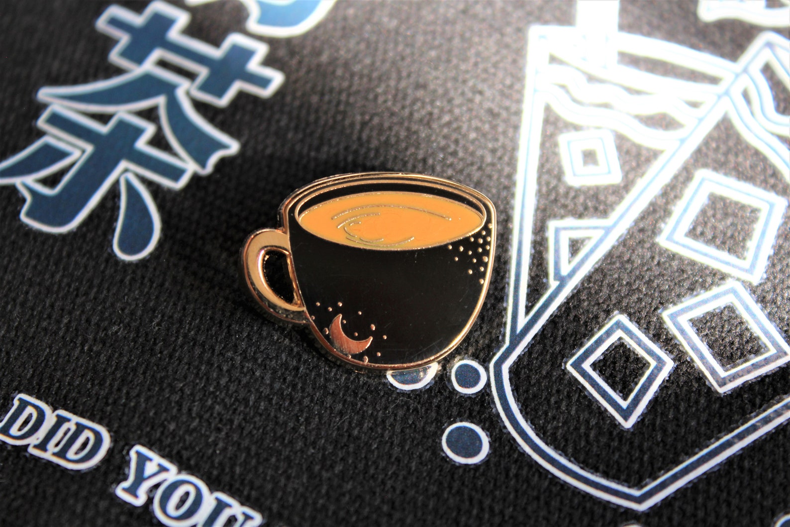 Coffee Mug Pins Enamel Pin Lapel Pin Gold Plated Set | Etsy