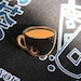 Coffee Mug Pins, Enamel Pin, Lapel Pin, Gold Plated, Set, Black, Latte ...