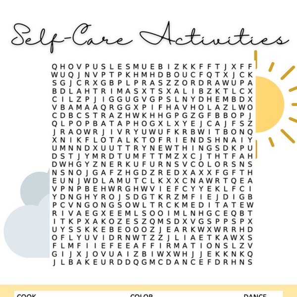 Self Care Printables - Etsy
