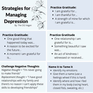 Relief From Depression Depression Gifts Coping Skills Cards - Etsy